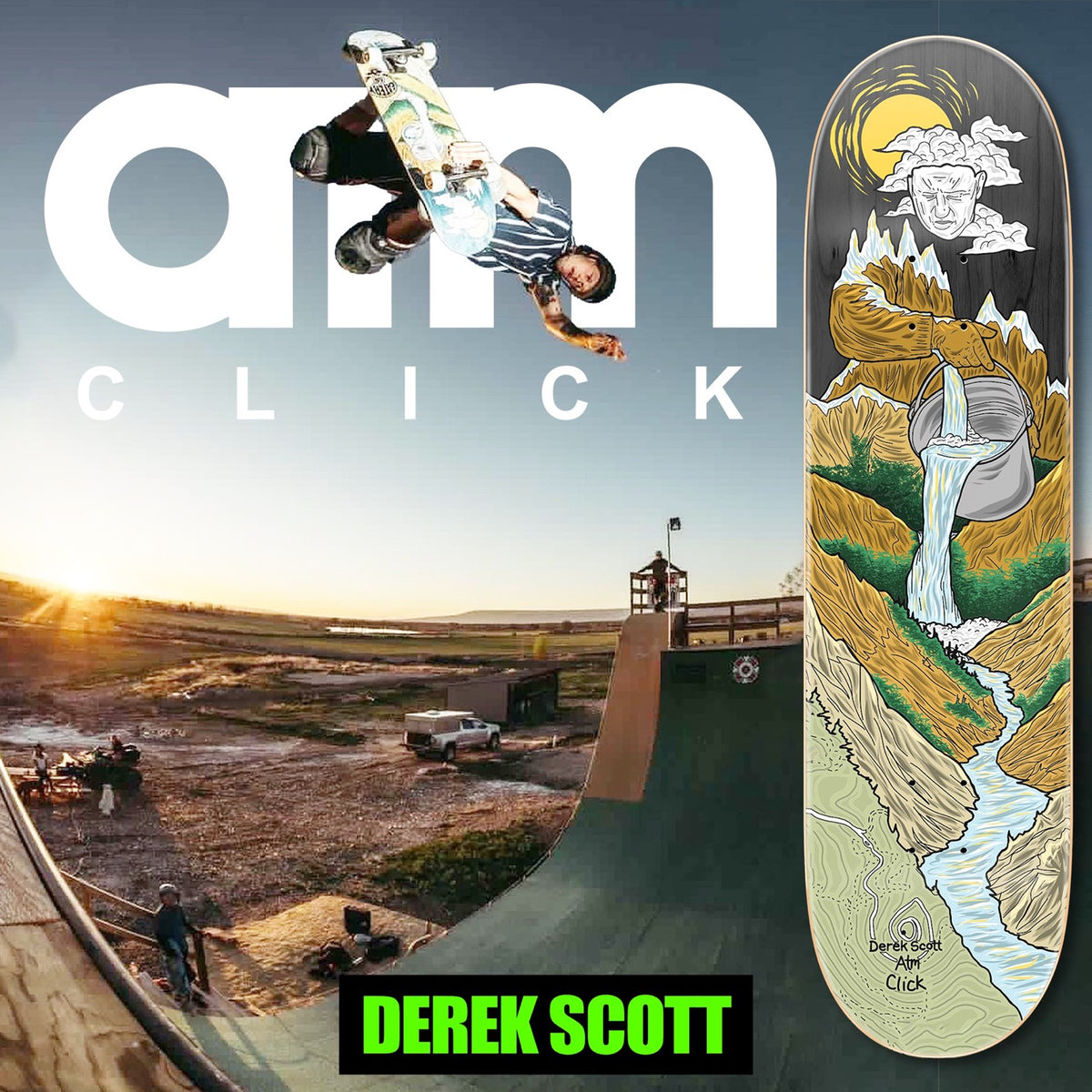 Derek Scott is Pro for ATM Click Skateboards! — SOP Distribution